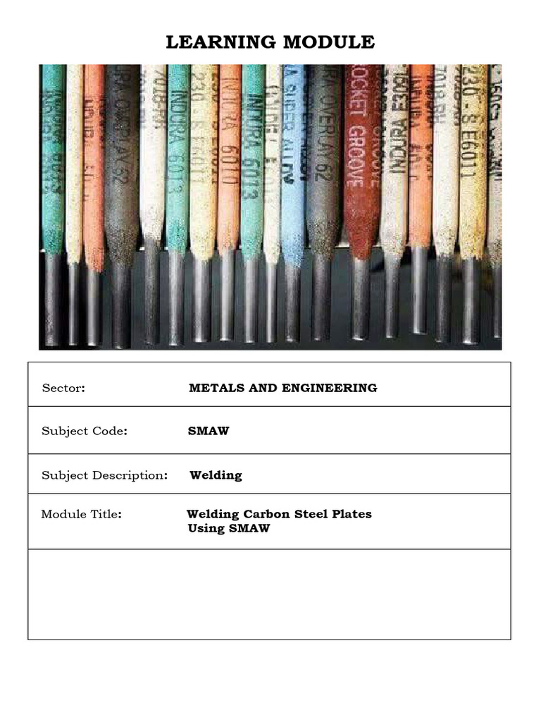 Module Weld Subsequent Filling Pass | PDF | Welding | Construction