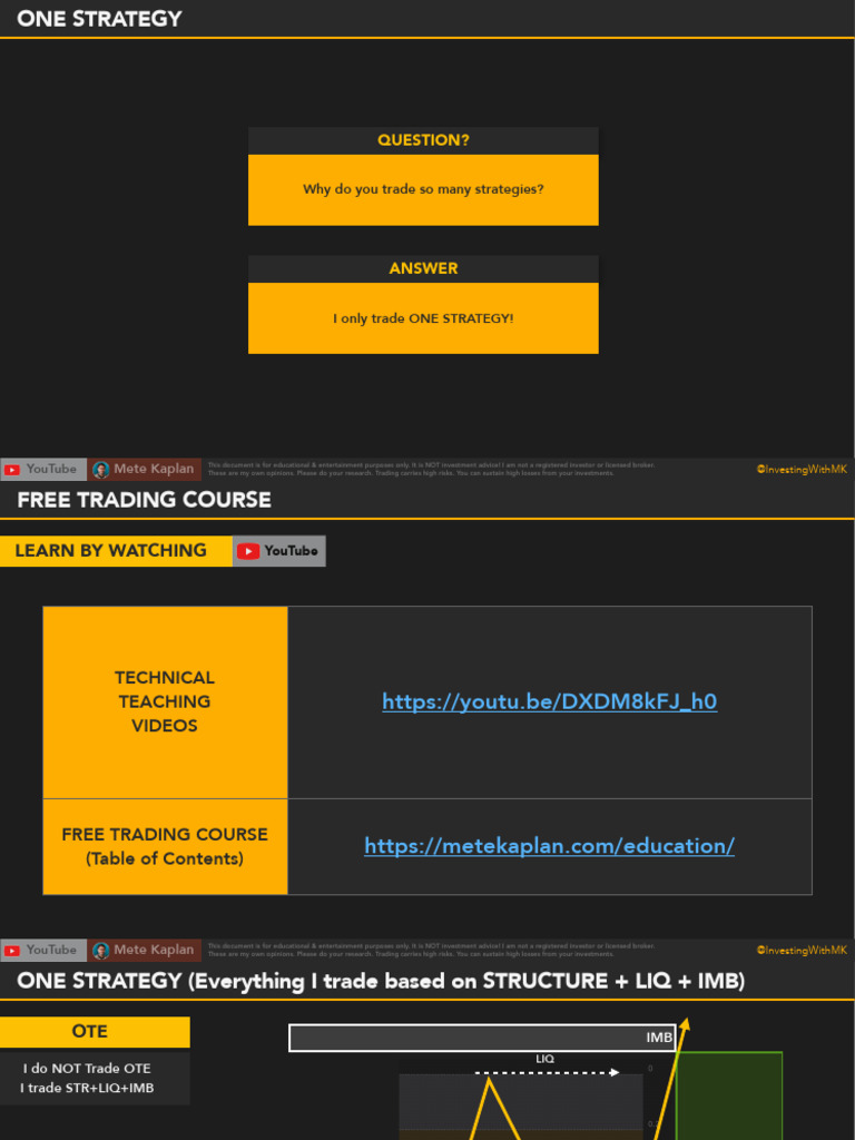 Lecture - 028 - Best Trading Strategy | PDF | Investing | Trade