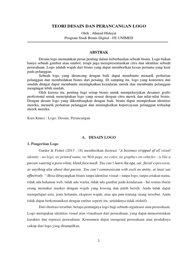 Teori Desain Logo | PDF