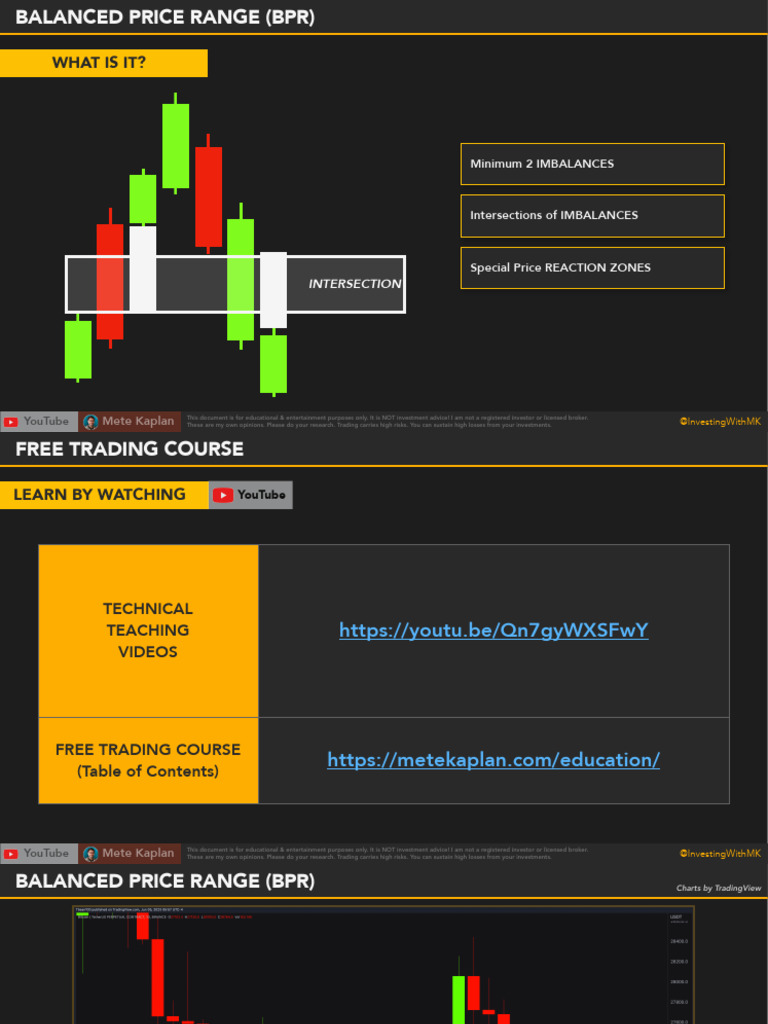 Lecture_026_BPR Balanced Price Range | PDF | Investing | Exchange ...