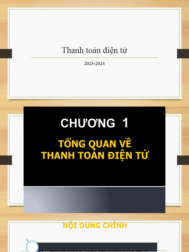 Slide Thanh Toan Dien Tu | PDF