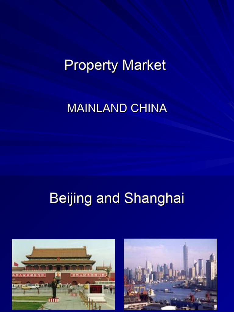 Property Market-Mainland China | PDF | Economies