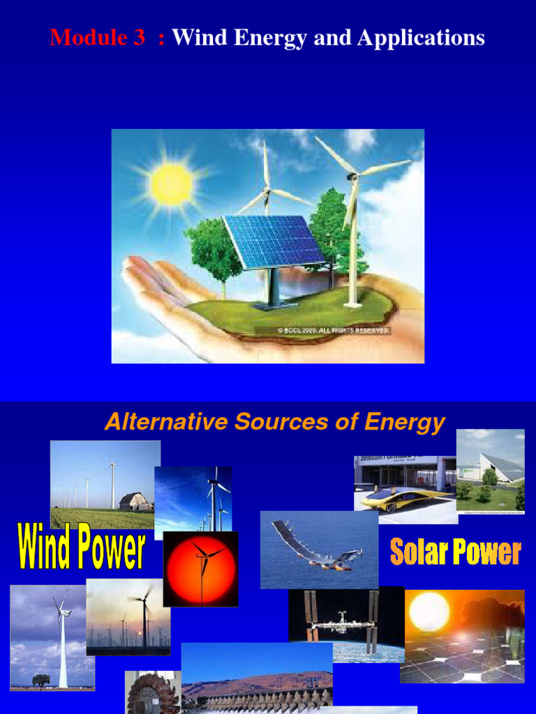 Module3 1 | PDF | Wind Turbine | Wind Power