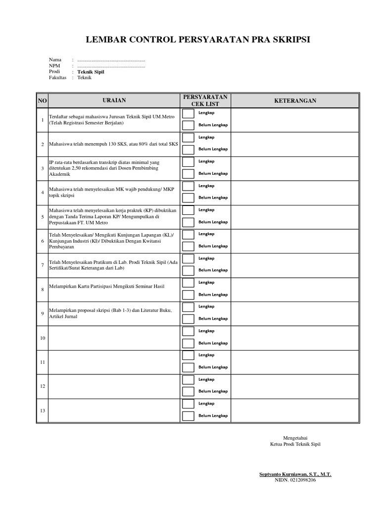 Form Usulan Proposal Terbaru | PDF