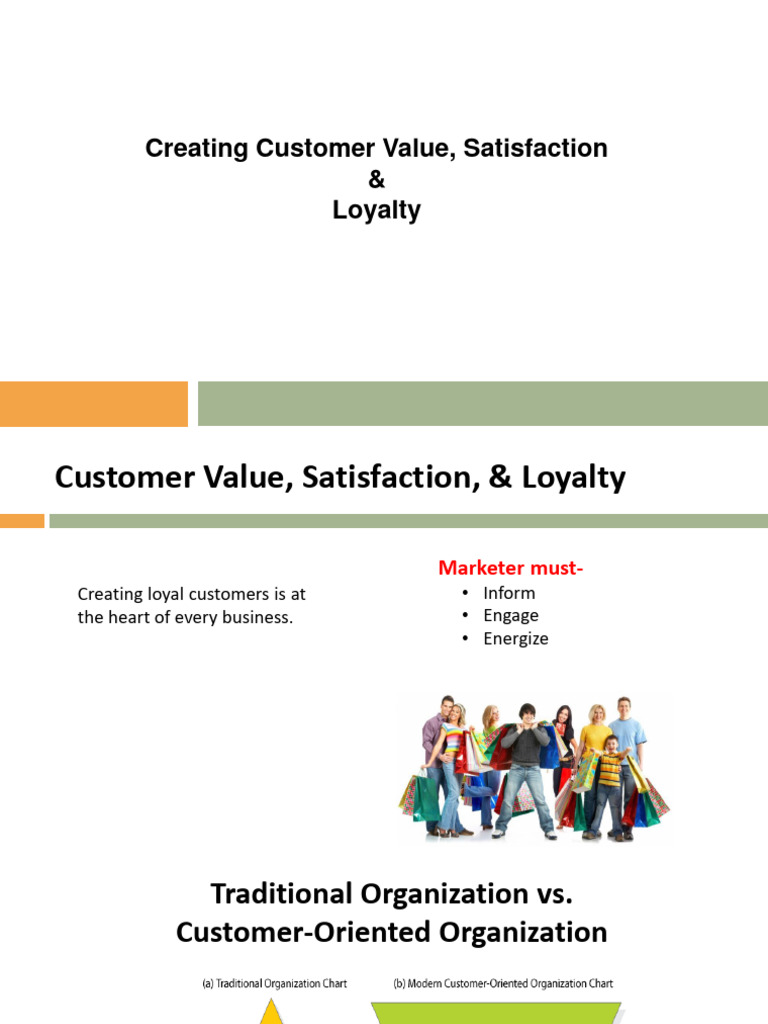 L4 - Creating Value, Satisfaction, & Loyalty | PDF | Customer Relationship Management | Customer ...