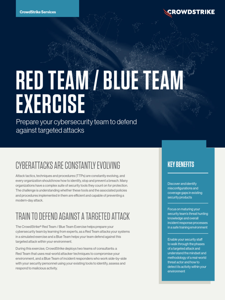 Red Team Blue Team Exercise Data Sheet | PDF | Security | Computer Security