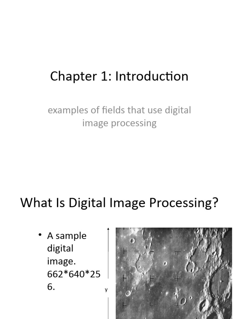 Digital Image Processing Applications | PDF