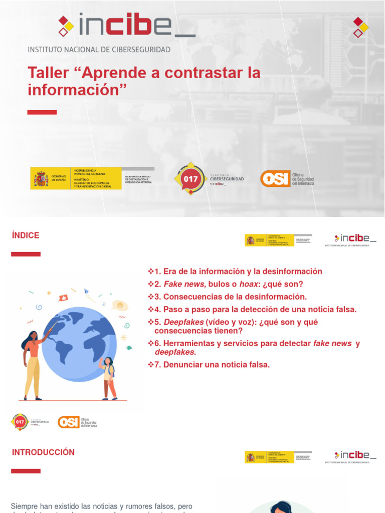 Taller Aprende A Contrastar La Información | PDF | Engaño | ciberespacio