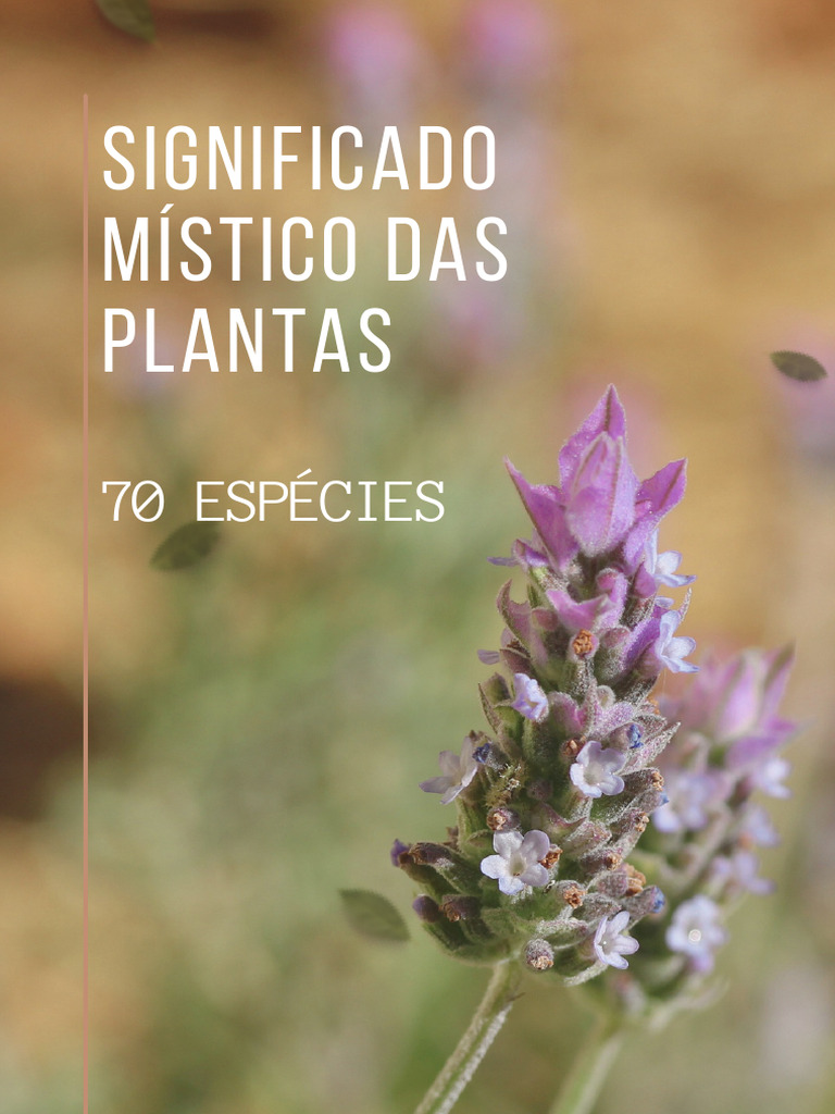 Bônus - Lista de Plantas e Seus Significados | PDF | Amor | Virtude