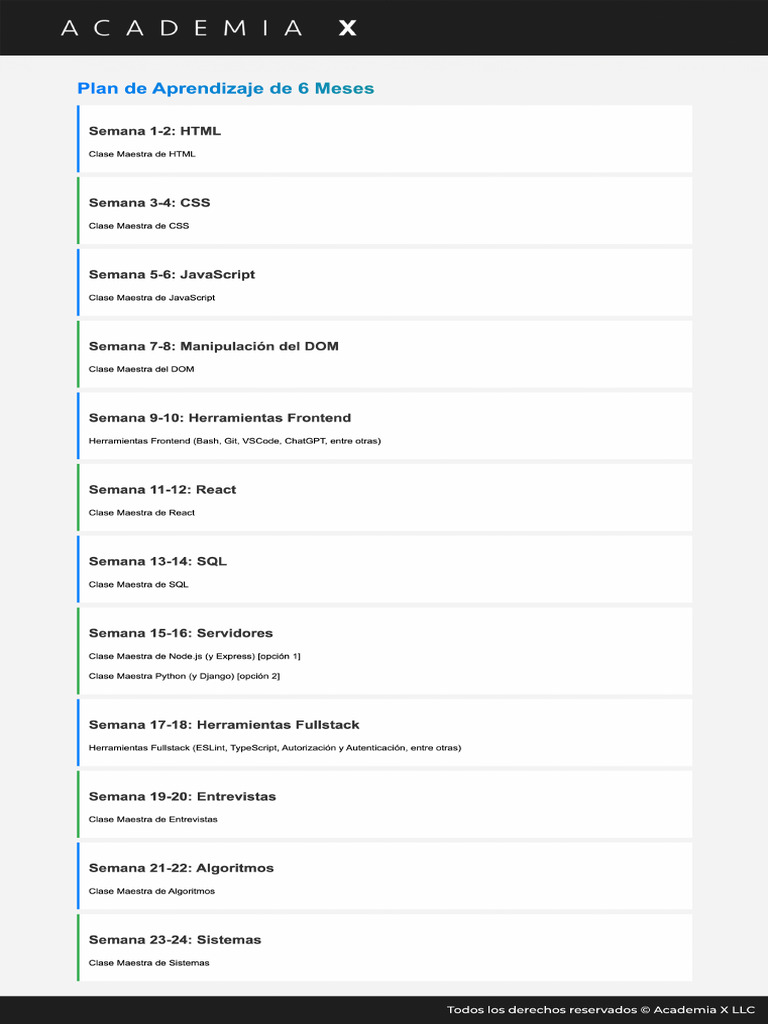 PLAN_6_MESES_ACADEMIA-X | PDF