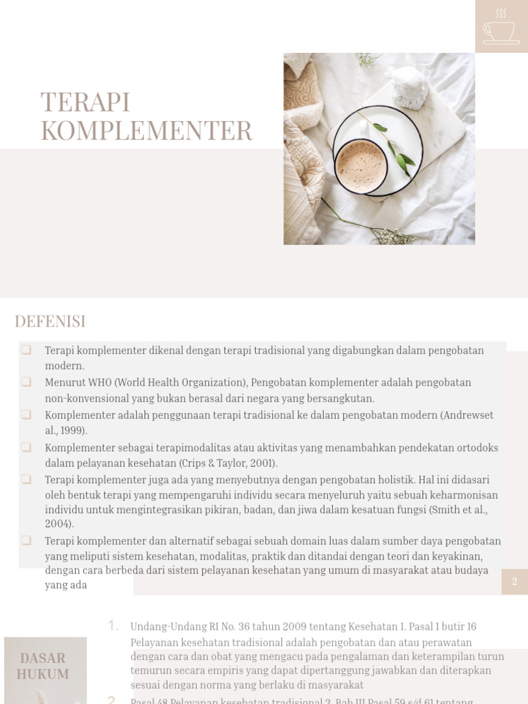 7 Terapi Komplementer | PDF