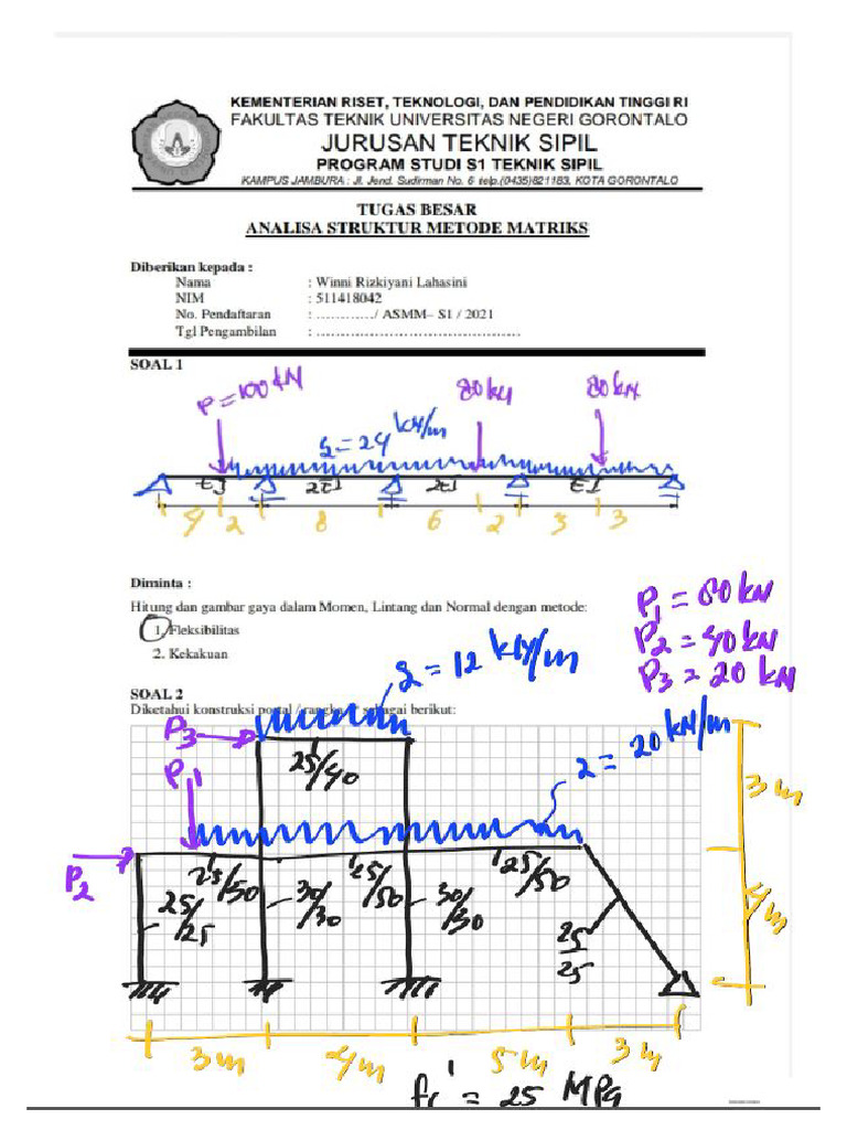 Anstruk Matriks | PDF