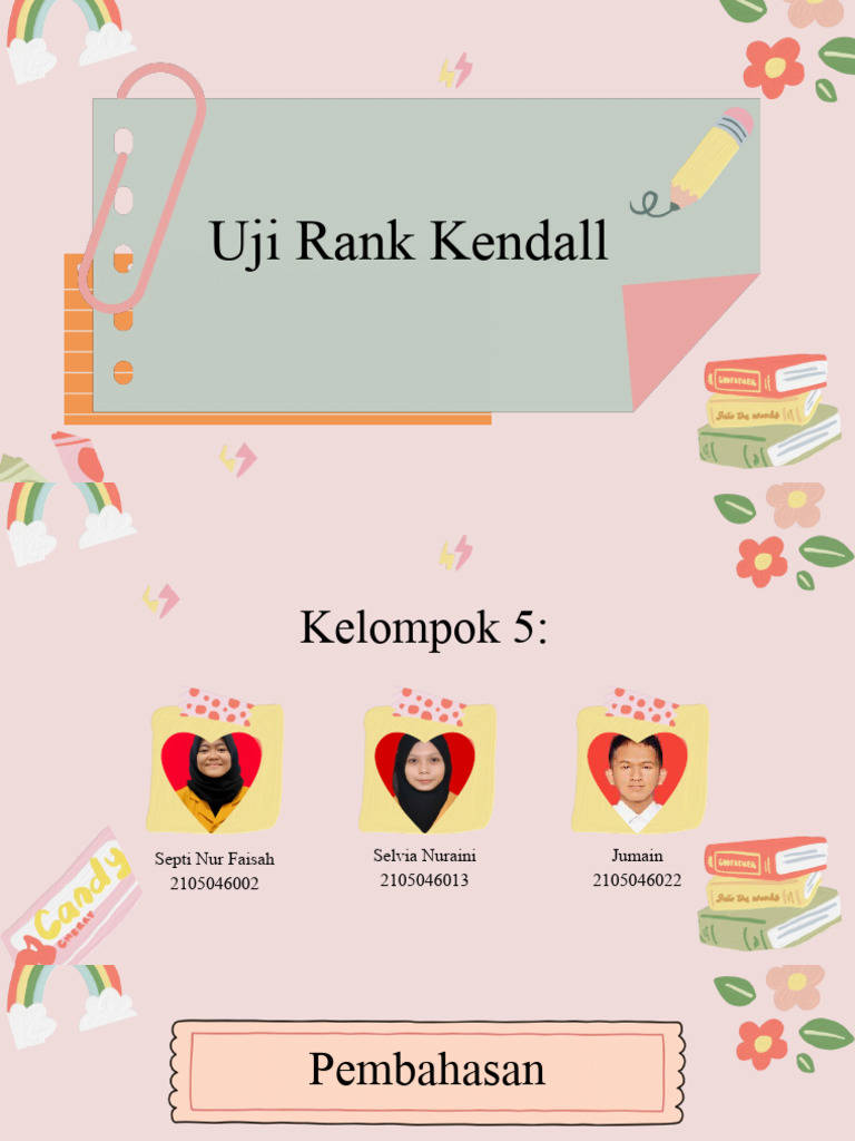 Panduan Uji Rank Kendall SPSS | PDF | Metode & Bahan Ajar