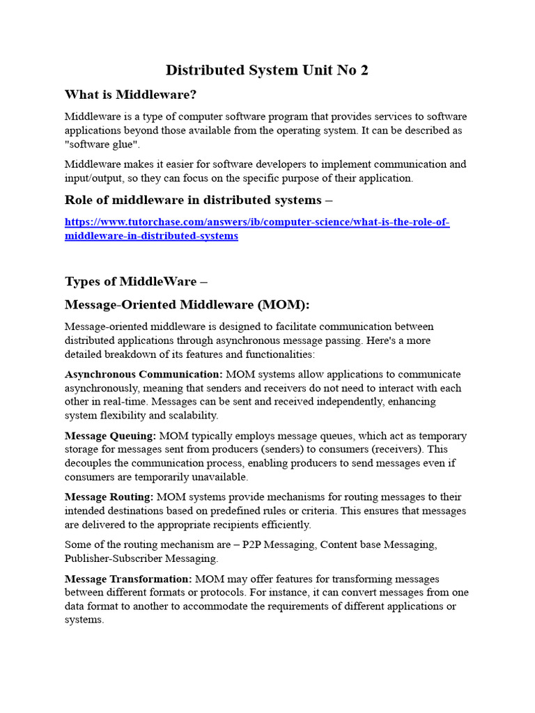 Distributed System Unit No 2 | PDF | Cache (Computing) | Process (Computing)
