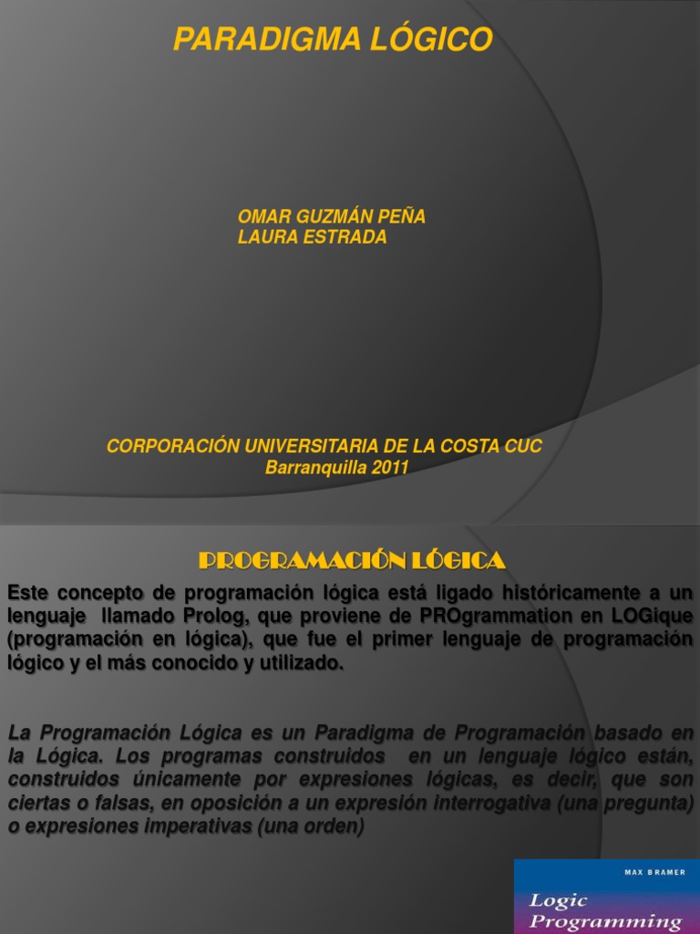 Introducción al Paradigma Lógico | PDF | Lógica | Informática teórica