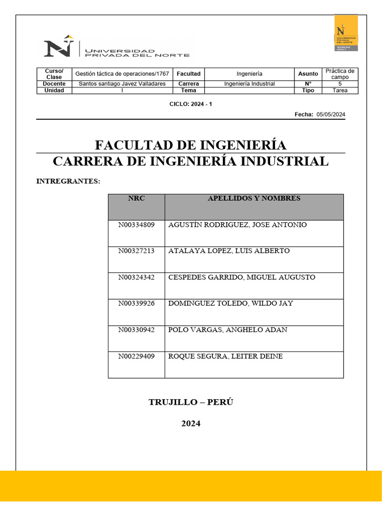 Grupo 4 - Practica de Campo 5 | PDF | Salario | Business