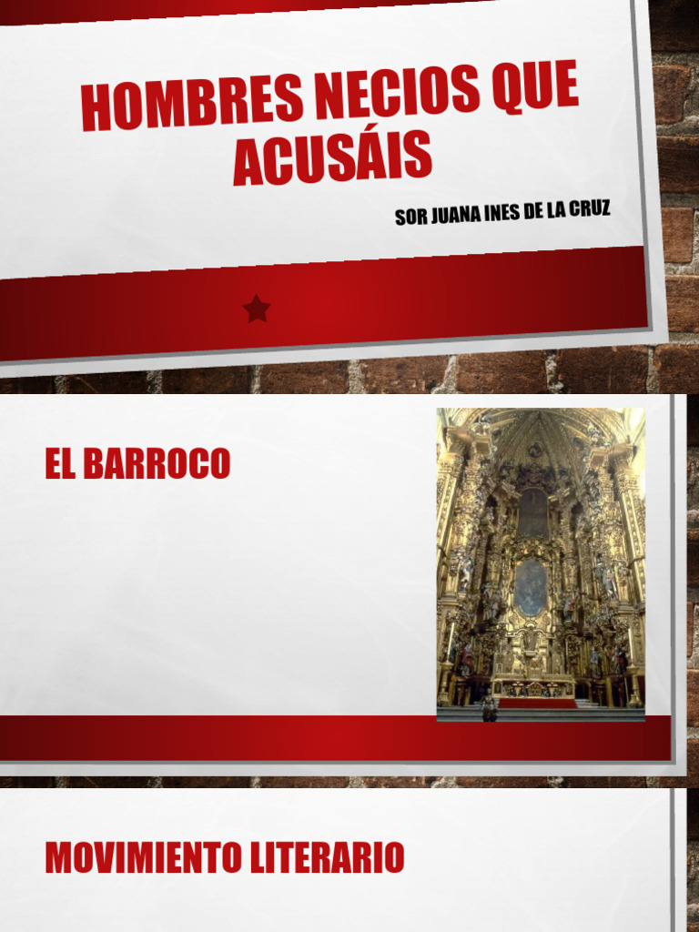 Análisis de "Hombres necios" | PDF | Poesía | Rima