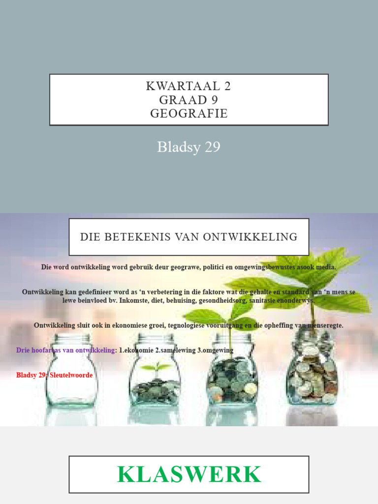 Graad 9 Geo Kwartaal 2 Eenheid 1 | PDF