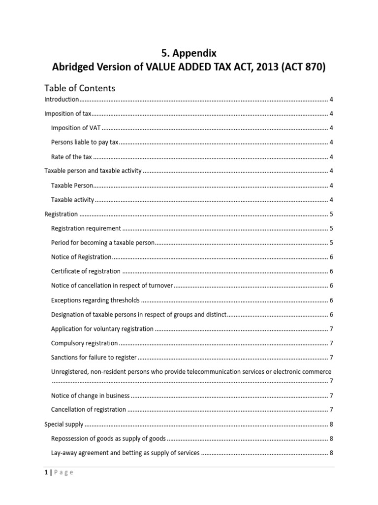 VAT Act 2013 Overview and Guidelines | PDF | Value Added Tax | Taxes