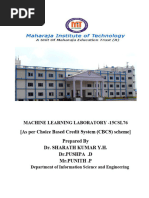 Machine Learning 6th Sem | PDF | Machine Learning | Engineering
