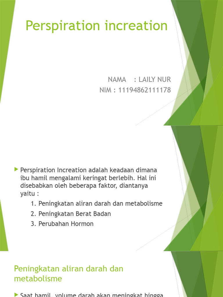 Perspiration Increation | PDF | Kesehatan Holistik