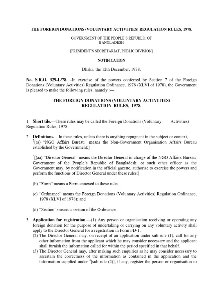 Foreign Donation Rules | PDF | Search And Seizure | Search Warrant