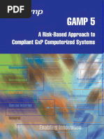 GAMP 5 for GxP Compliant Computerized Systems | PDF | Risk Management | Verification And Validation