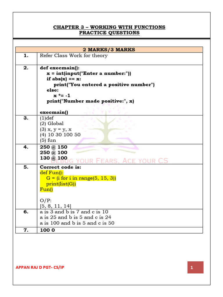 CH 3 - CH 8 ANSWERS | PDF | Relational Database | Databases