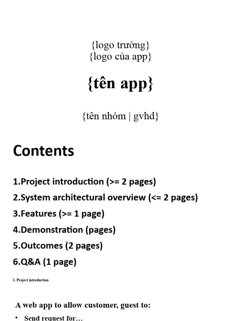 SWP391 Presentation Hint | PDF