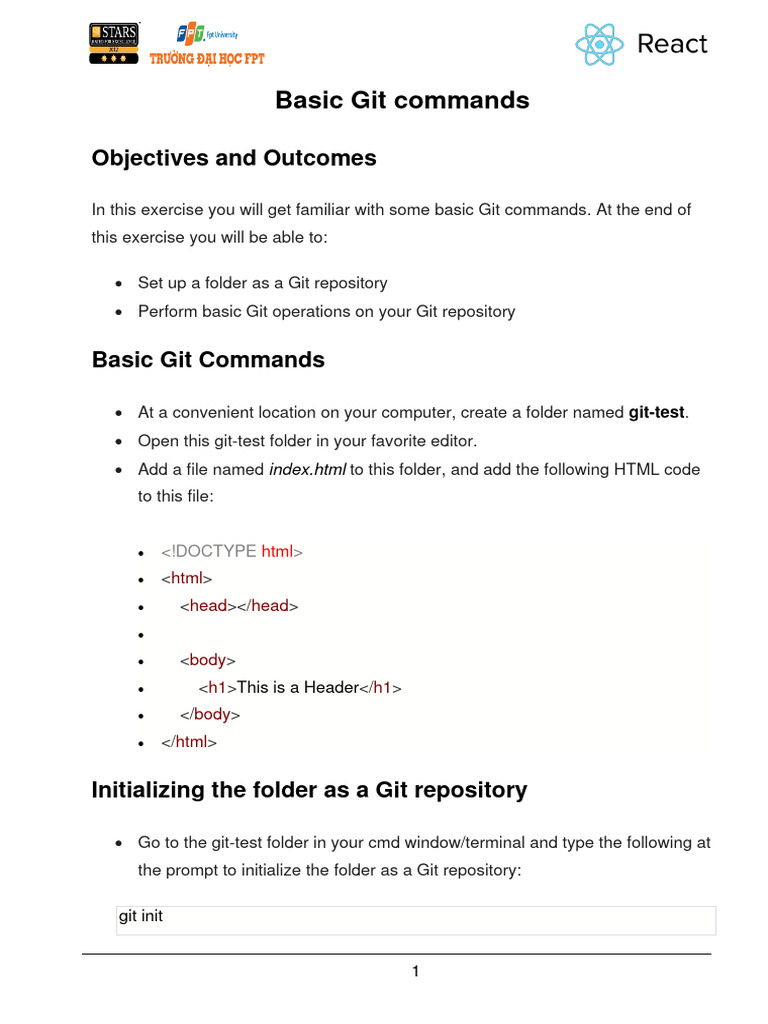Exercise 2basicgitcommands Pdf Computer File Directory Computing