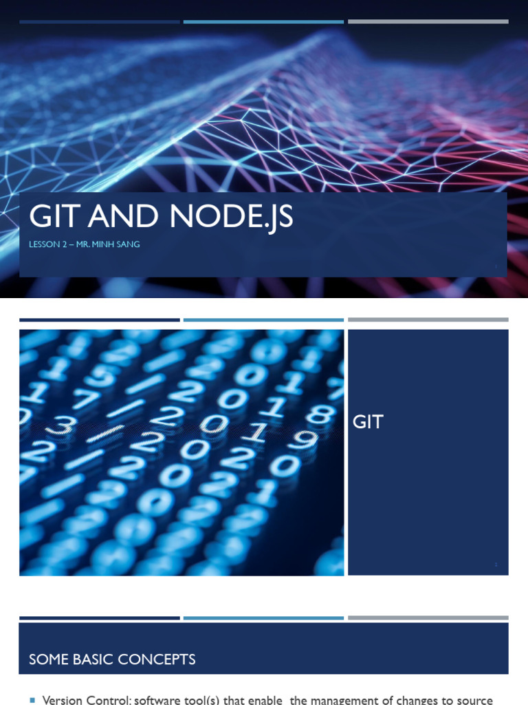Lesson-2-Git and Node - Js | PDF | Computers