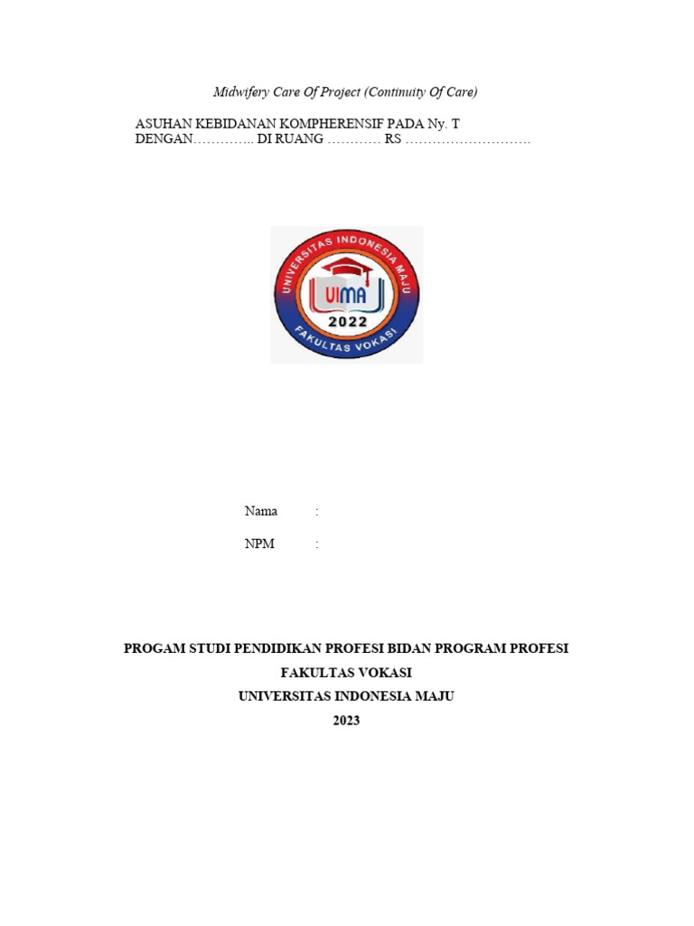 FORMAT Laporan COC | PDF