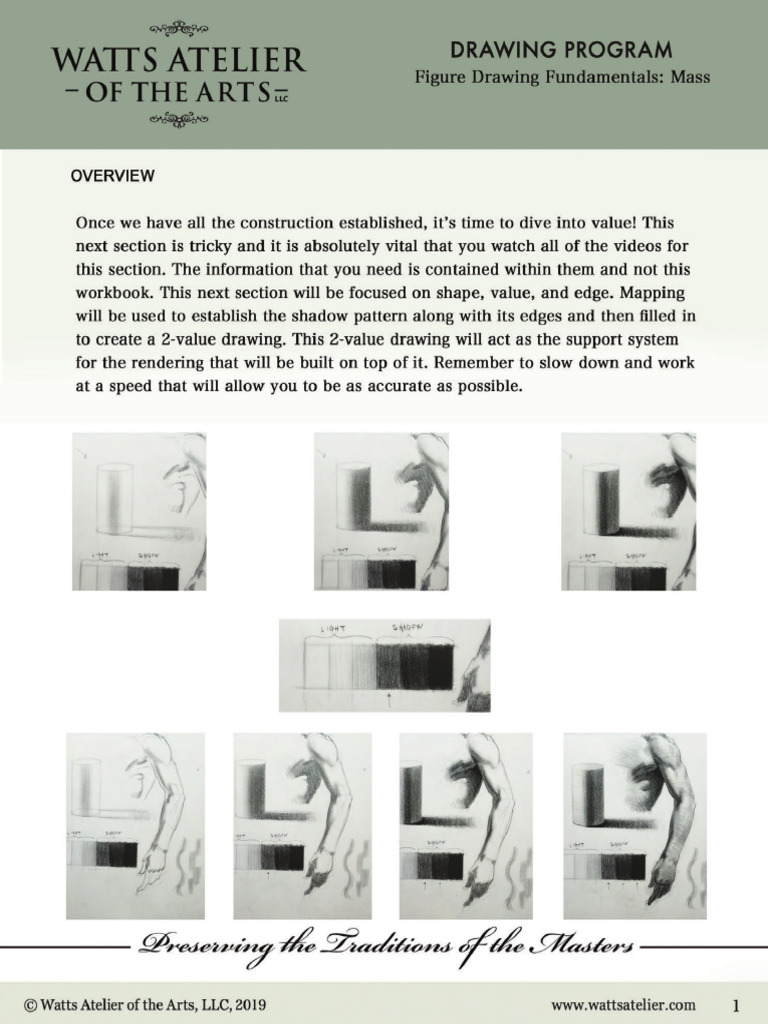 Figure Drawing Fundamentals Mass | PDF | Drawing