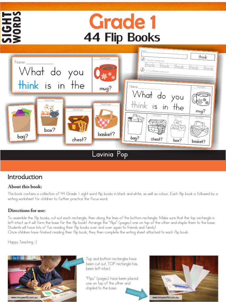 Flip Books - Grade 1 135P | PDF