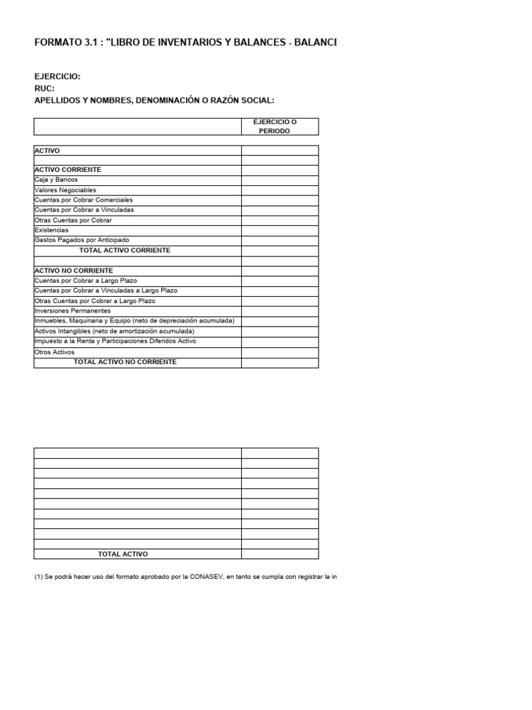 Formatos de Libros Contables | PDF | Contabilidad | Bancos