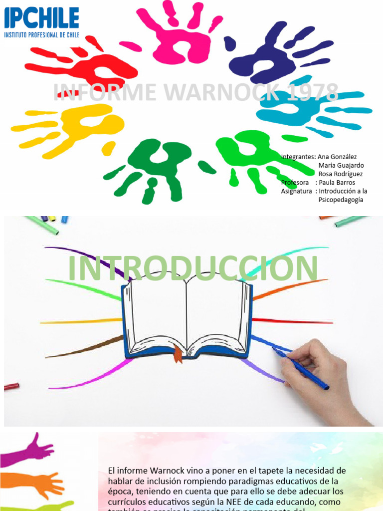 informe warnock | PDF | Educación especial | Aprendizaje