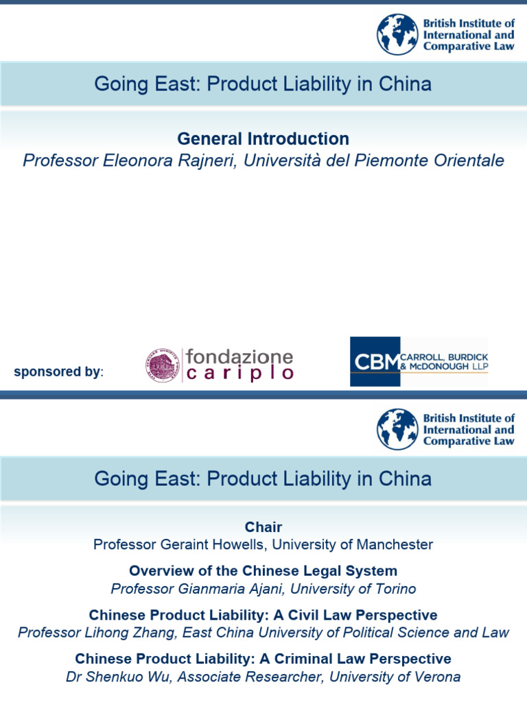 6432_holding_slide_-_with_presenations | PDF | Tort | Product Liability