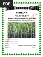 Geography Field Project: Kamwala South Secondary School | PDF | Asian ...