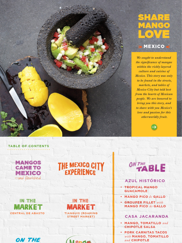 Share Mango Love Mexico 2016 Eng | PDF | Mexican Cuisine | Mango