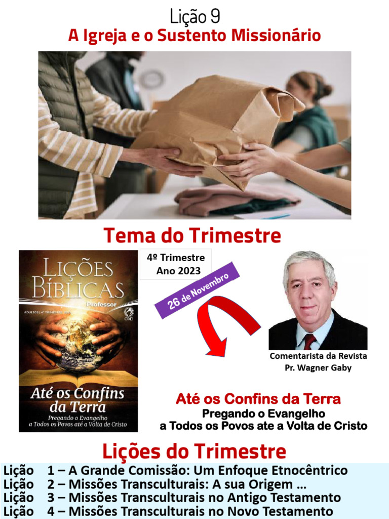 Slide Licao 9 - 4T - 2023 - CPAD ADULTOS - Retangular | Download grátis ...