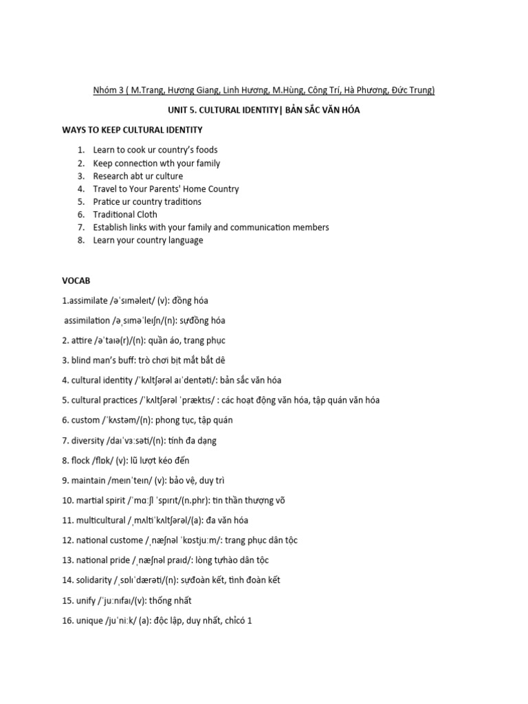 UNIT 5 | PDF | Grammar | Linguistics