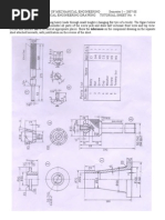 Screw Jack Assembly Drawing Project | PDF