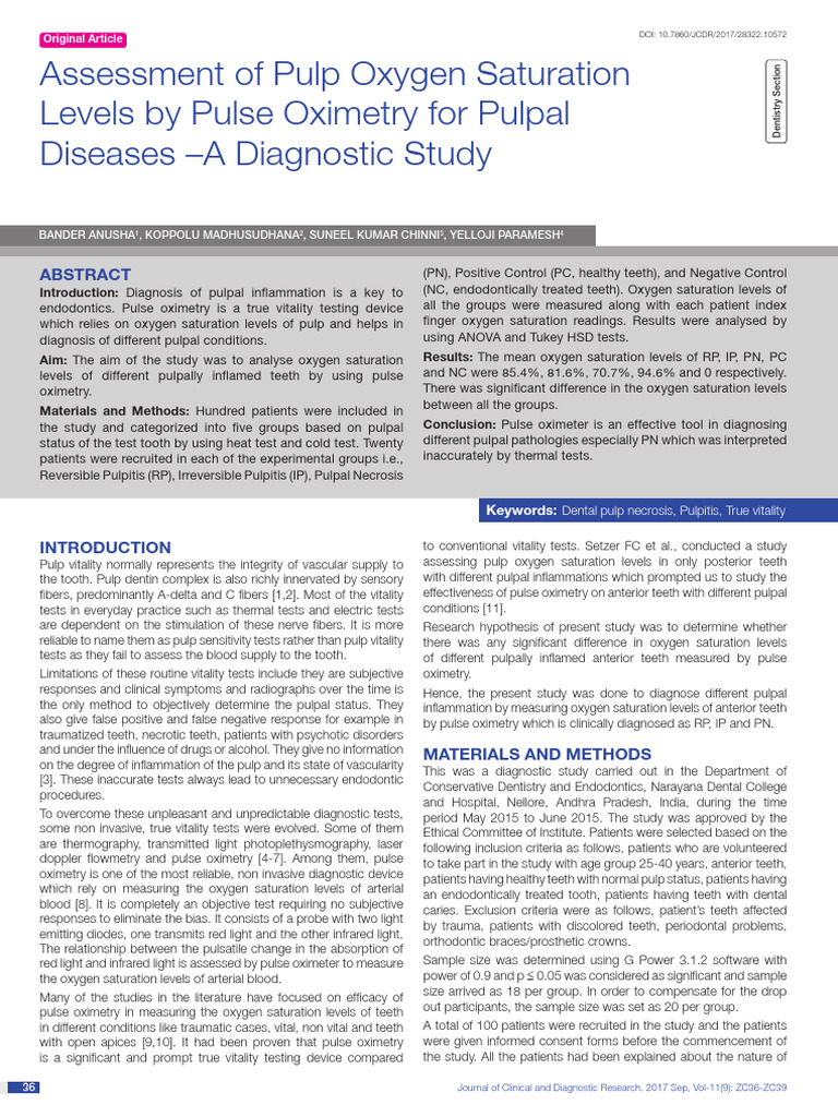 pulse oximeter | PDF | Medical Specialties | Tooth