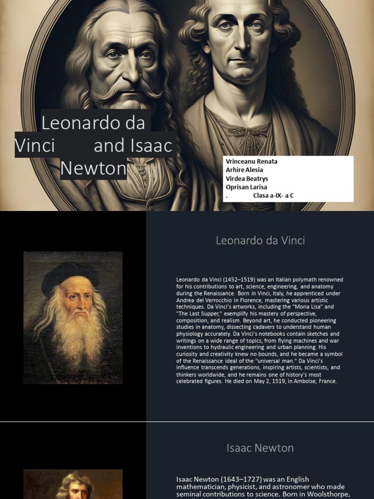 Da Vinci and Newton | PDF | Leonardo Da Vinci | Telescope