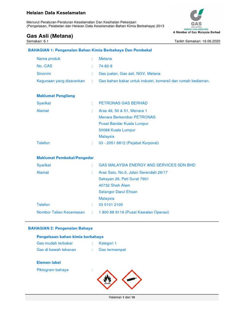 NG SDS Bahasa Malaysia Version | PDF