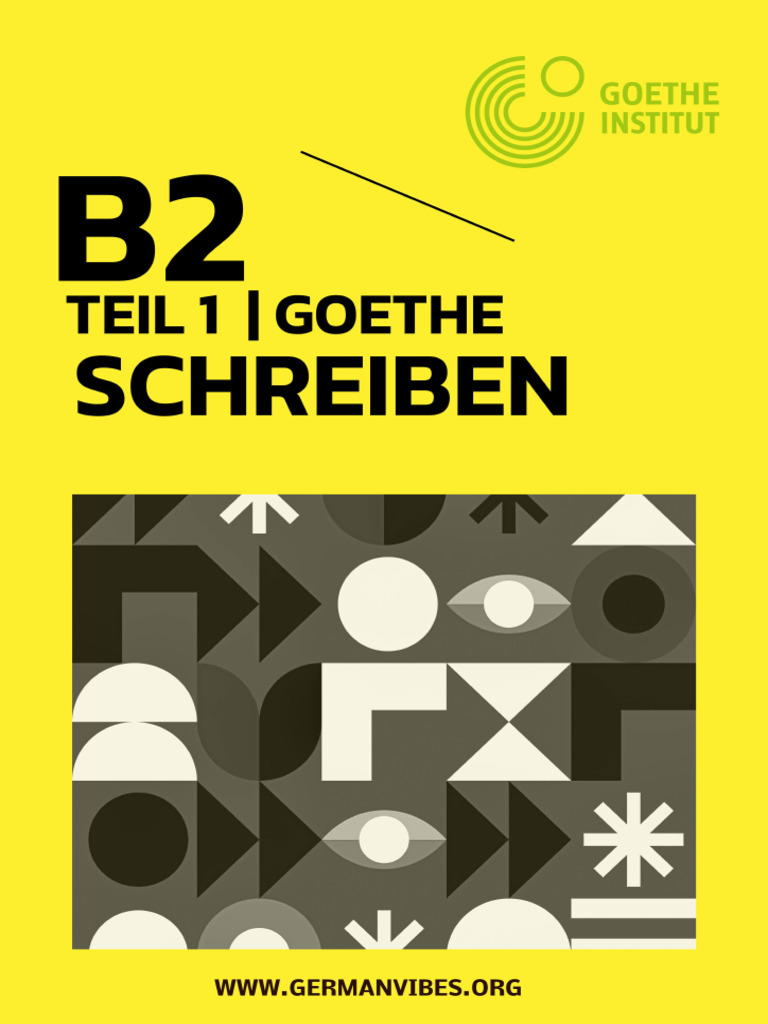 Goethe Schreiben B2 Teil 1 | PDF