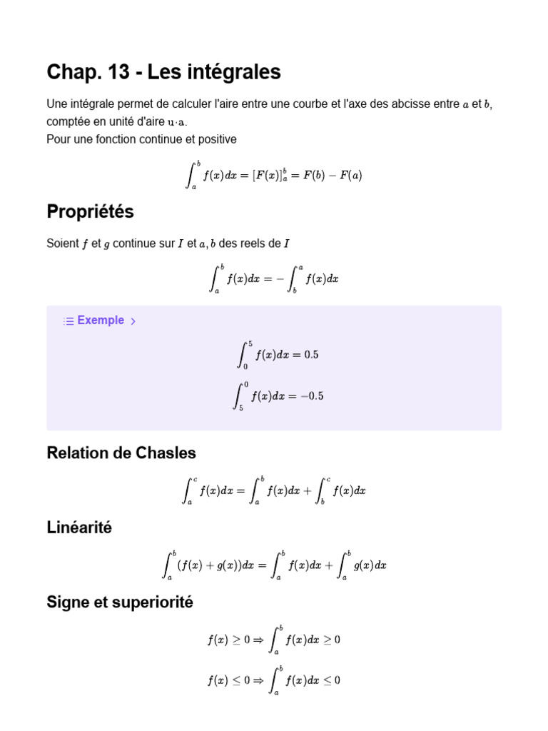 Introduction aux intégrales en mathématiques | PDF | Intégral | Logique ...