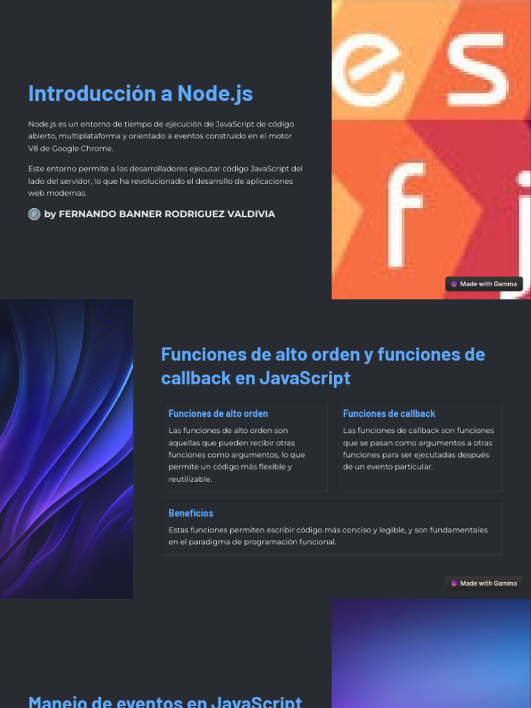 Introduccion A Nodejs | PDF | Tecnologías de la información | Software