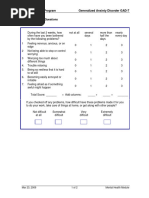 PHQ-9 - GAD7 and IAPT Phobia Scales Scoring | PDF | Anxiety Disorder ...