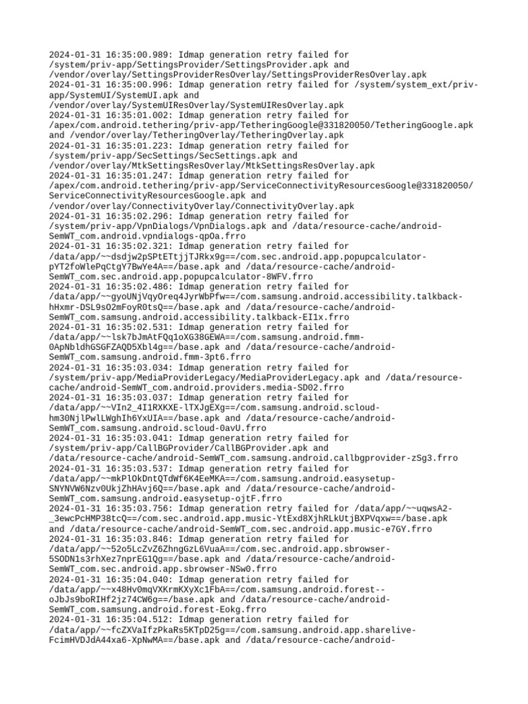 Lom Log | PDF | Android (Operating System) | Android (Robot)